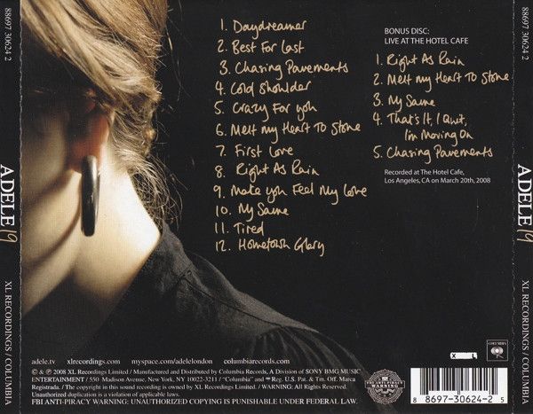 Adele – 19 - Rockydiscos